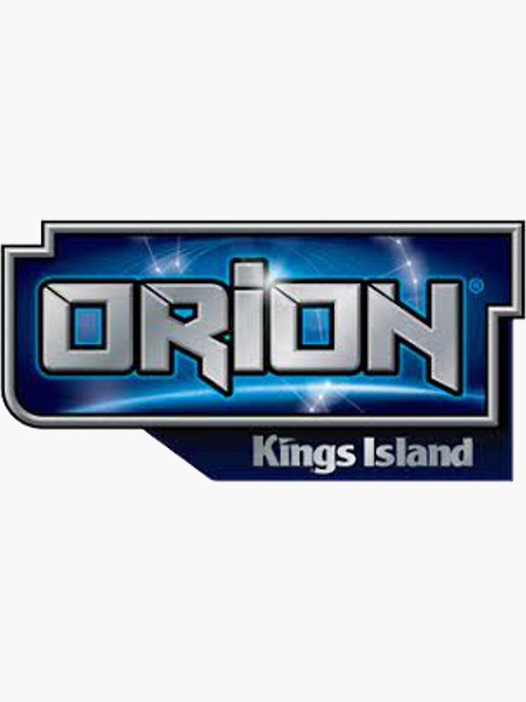 "Orion Roller Coaster Logo White" Sticker for Sale by Maverick2408 ...