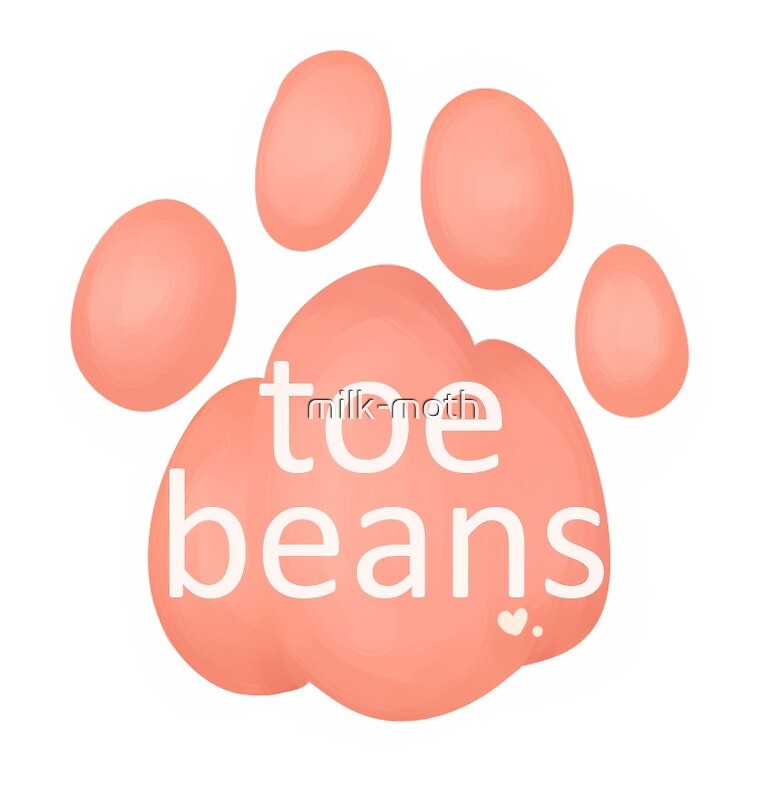 "toe beans (pink)" by milk-moth | Redbubble