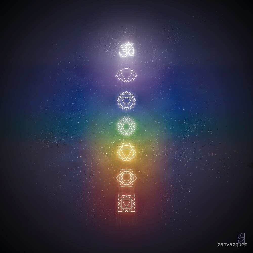 "The Chakras Light" by izanvazquez | Redbubble