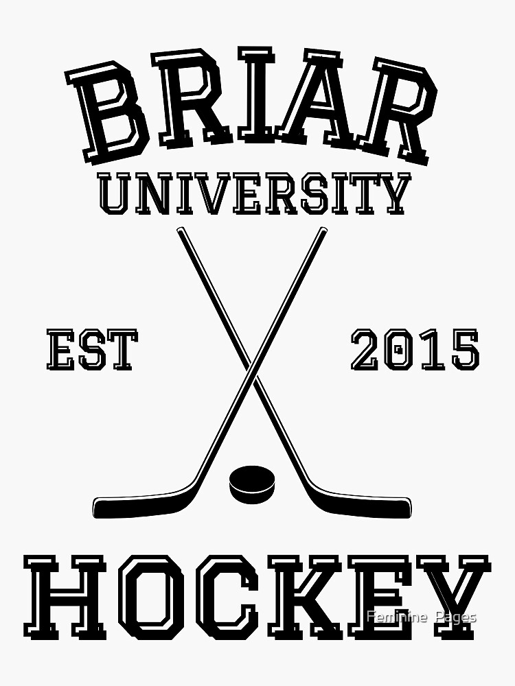 "Briar University Logo" Sticker for Sale by umnicholetta | Redbubble