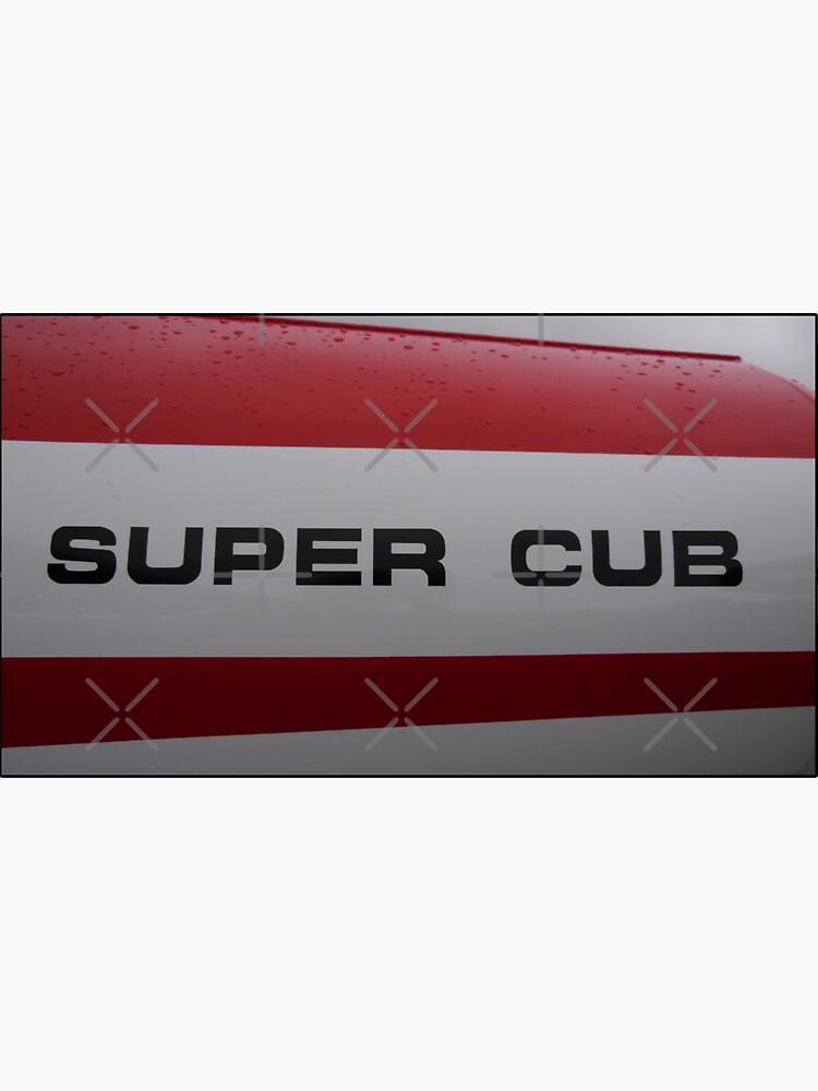 "Super Cub" Sticker for Sale by JimPearson1967 | Redbubble
