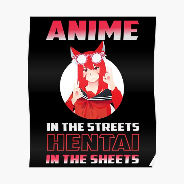 "Anime Art For Women Teen Girls Anime Merch Girl Anime Lovers" Poster ...
