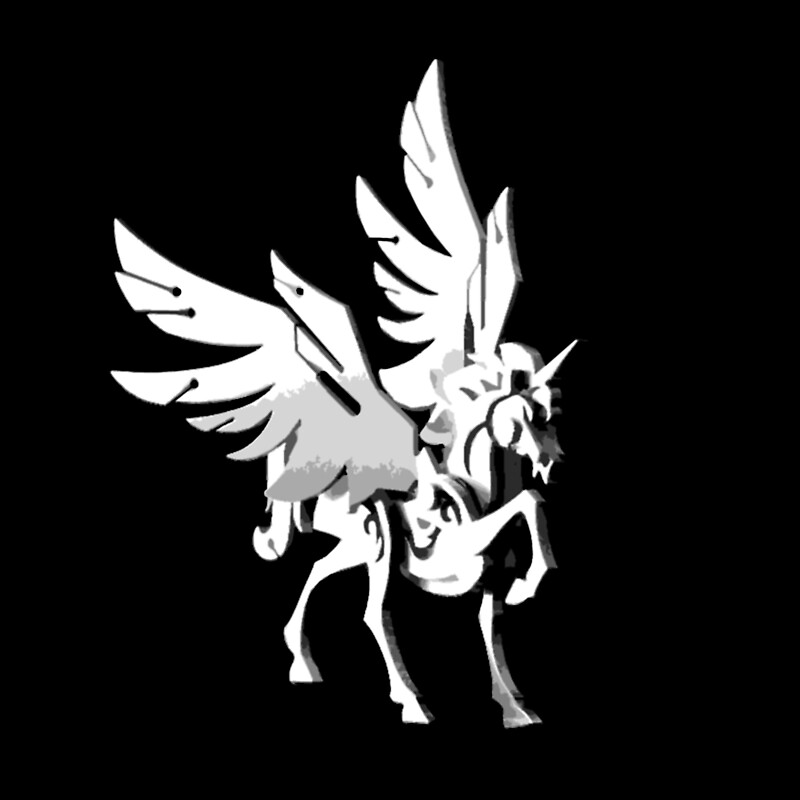 "Winged pony" by DrTigrou | Redbubble
