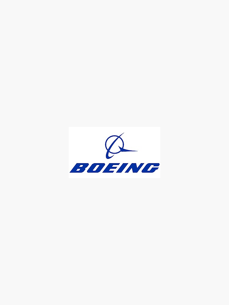 "Boeing Logo" Sticker for Sale by SkySpot | Redbubble
