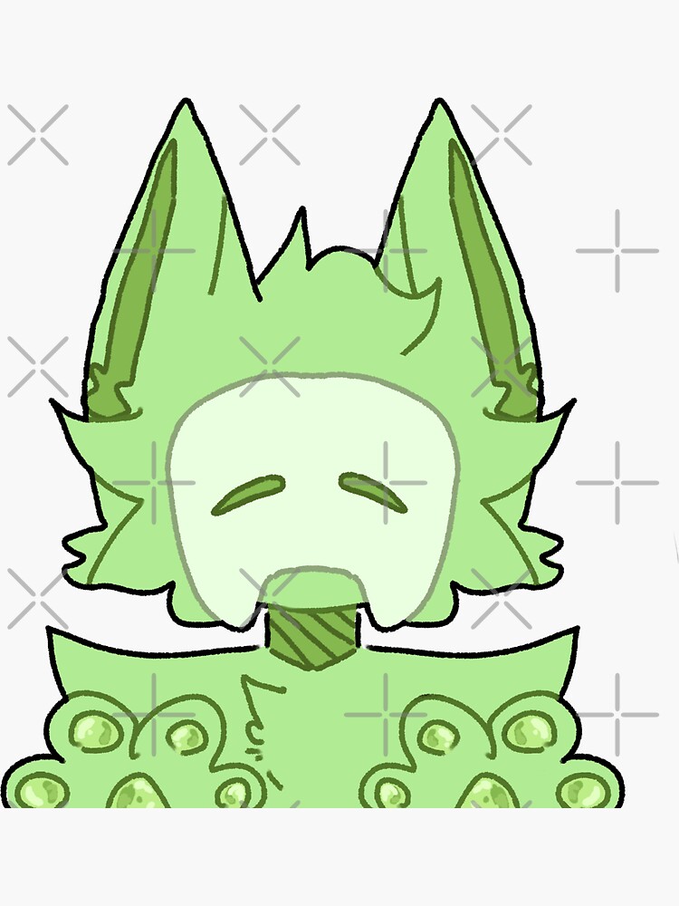 "Happy Slime Pup" Sticker for Sale by WillowTheCat- | Redbubble