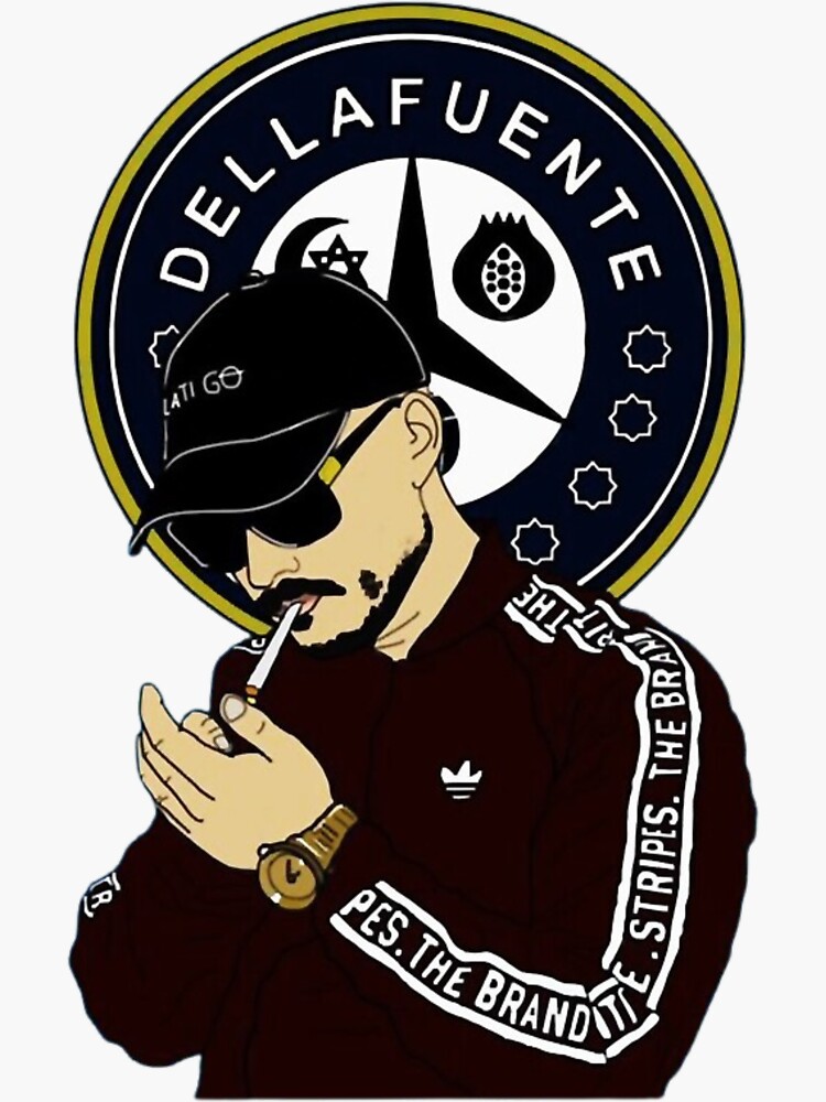 Dellafuente Logo Sticker For Sale By Ayoubbichou30 Redbubble