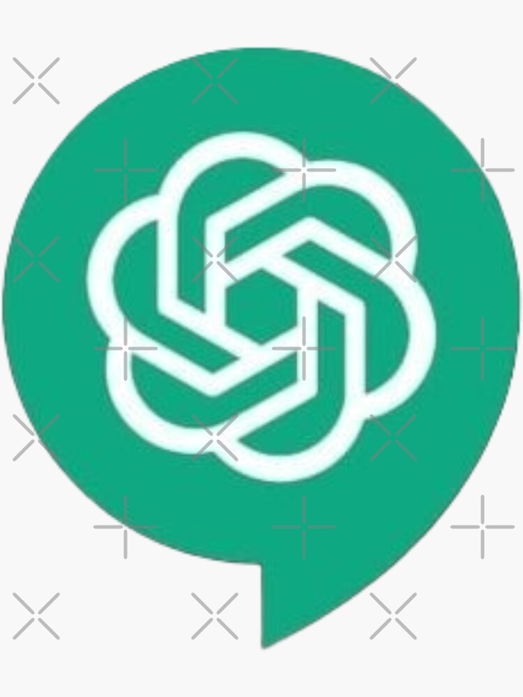 "ChatGPT Logo" Sticker for Sale by randomshot | Redbubble