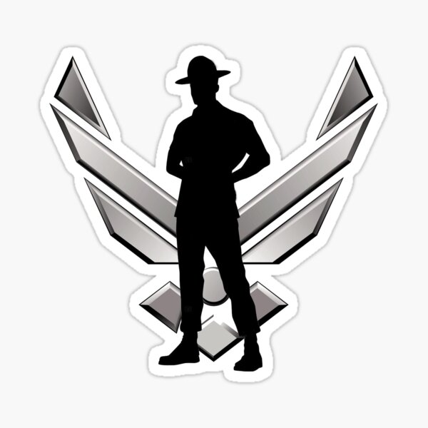 "AIRFORCE logo MTI" Sticker for Sale by WINWARINK | Redbubble