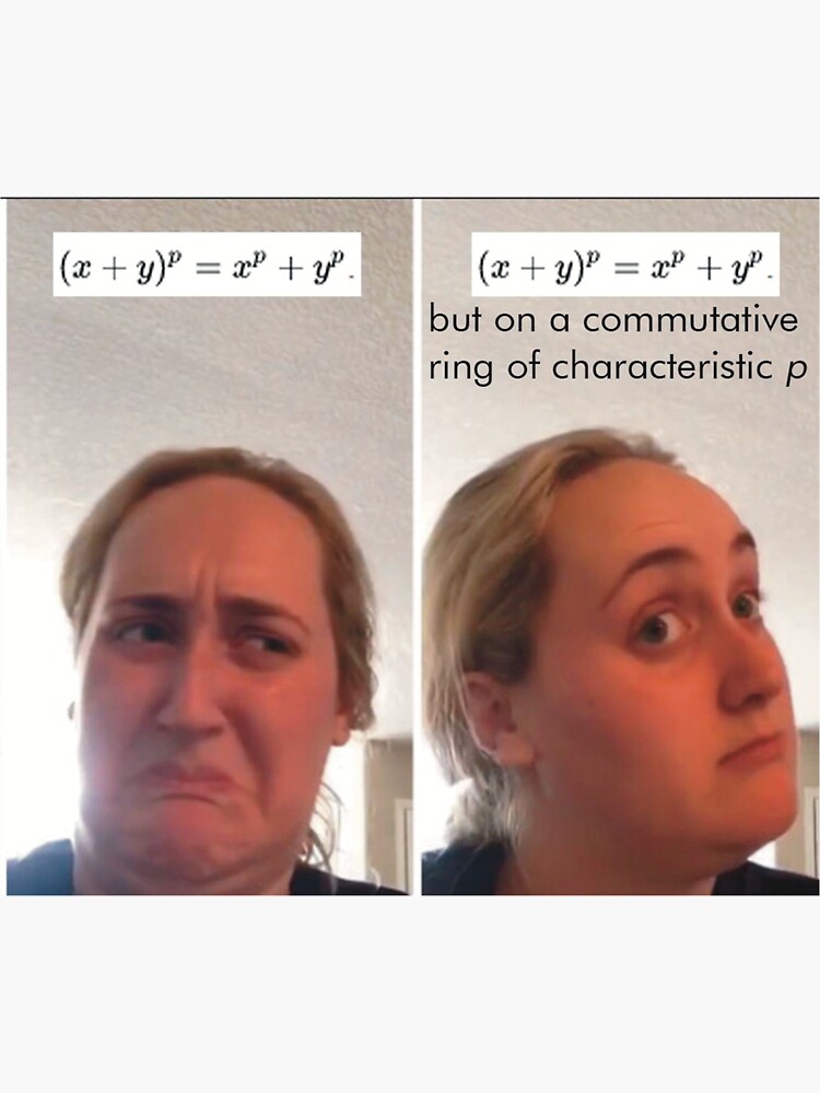 "Discrete math meme" Sticker for Sale by coolcat4023 | Redbubble