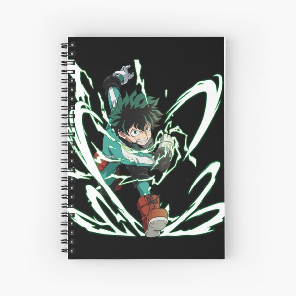 "Deku Sludge Villain Izuku Midoriya" Spiral Notebook for Sale by ...