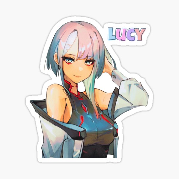"Lucy Cyberpunk Edgerunners" Sticker for Sale by PHMARIELA | Redbubble