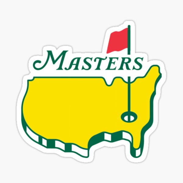 "Masters tournament " Sticker for Sale by Designarty | Redbubble