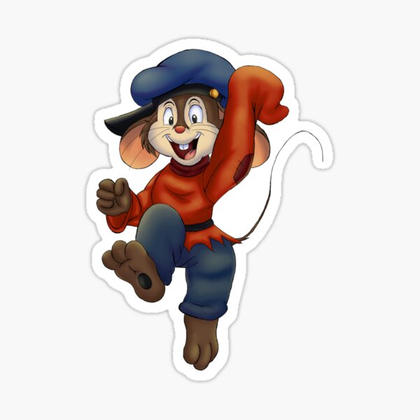 "Fievel goes west " Sticker for Sale by Dakhin40 | Redbubble