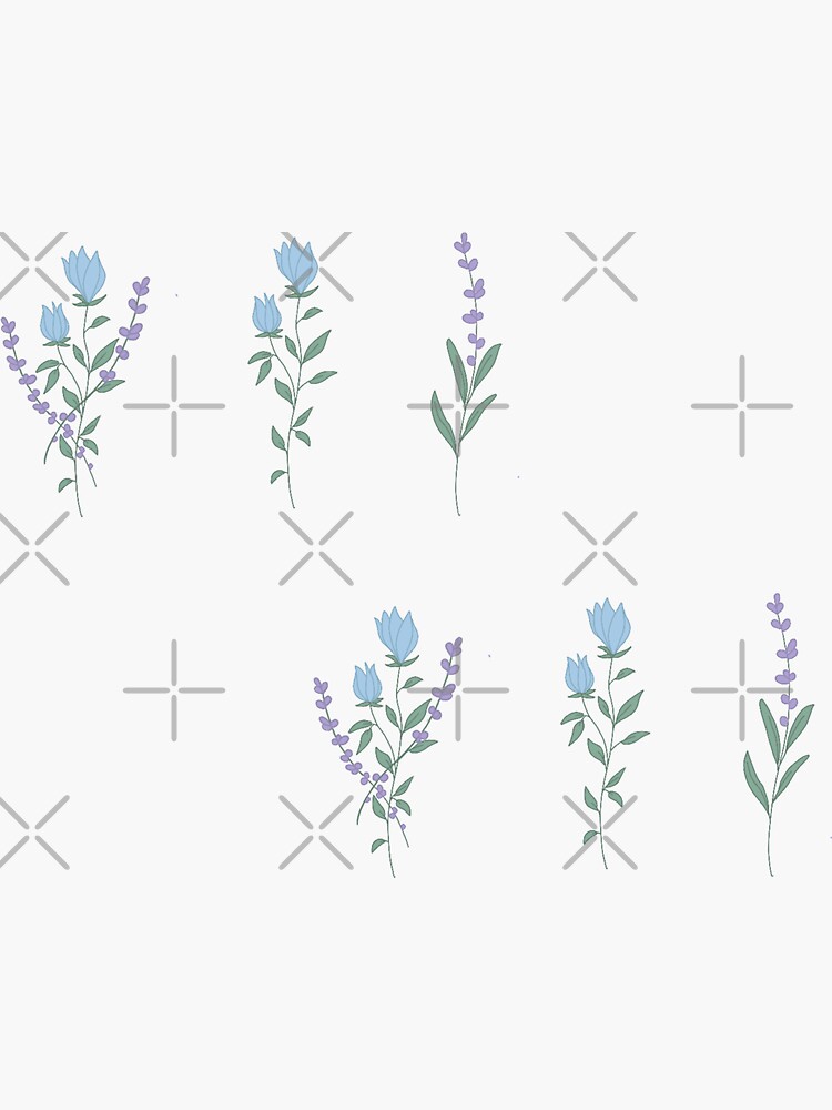 "Perfect Periwinkle " Sticker for Sale by sela-vie | Redbubble