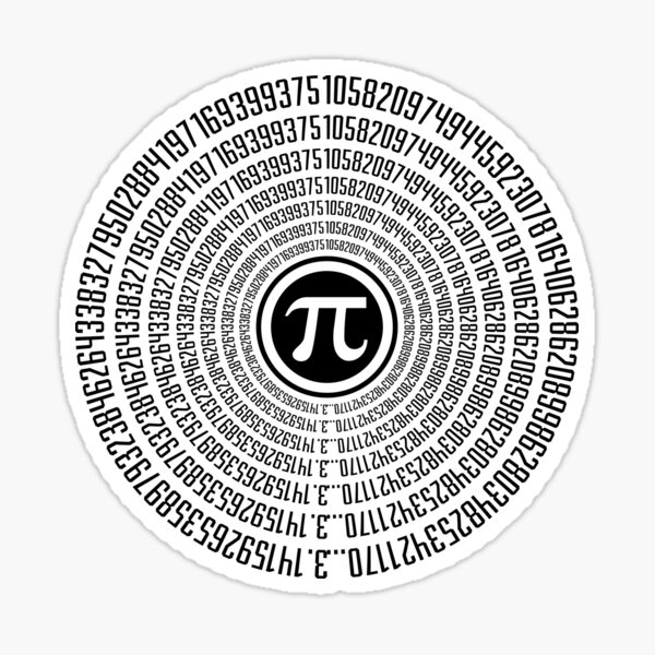 "Happy pi day 2023 Spiral Pi Art" Sticker for Sale by AIcorner | Redbubble