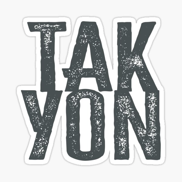 "TAKYON (*ORIGINAL DESIGN*)" Sticker for Sale by crowbarr | Redbubble