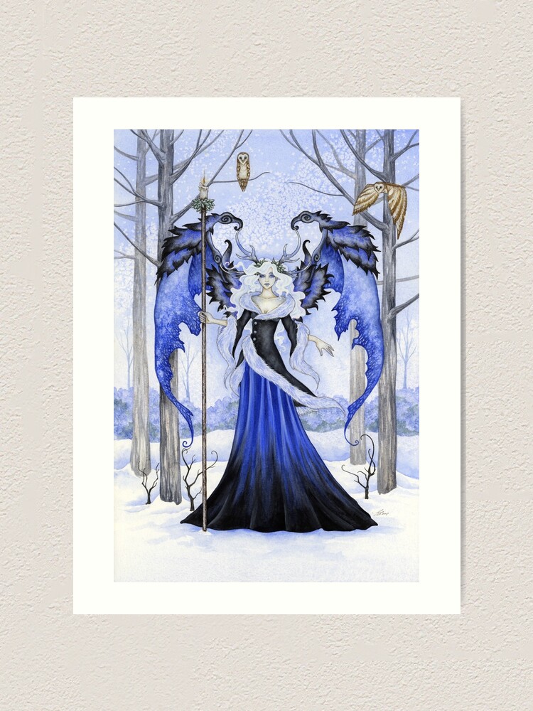 "The Winter Guardian" Art Print for Sale by AmyBrownArt | Redbubble