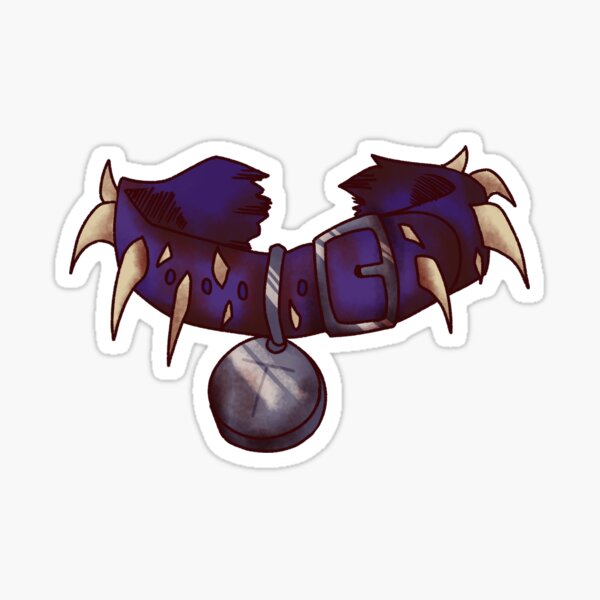 "Scourge- Collar" Sticker for Sale by Tootall-Buggy | Redbubble