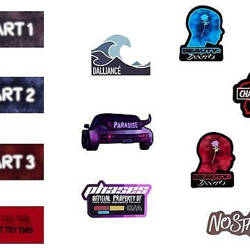 "Chase Atlantic Album Art Sticker Set 11pcs!" Sticker for Sale by ...