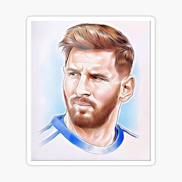 "⚽♡ Lionel Messi the GOAT ♡⚽" Sticker for Sale by R1ZED | Redbubble