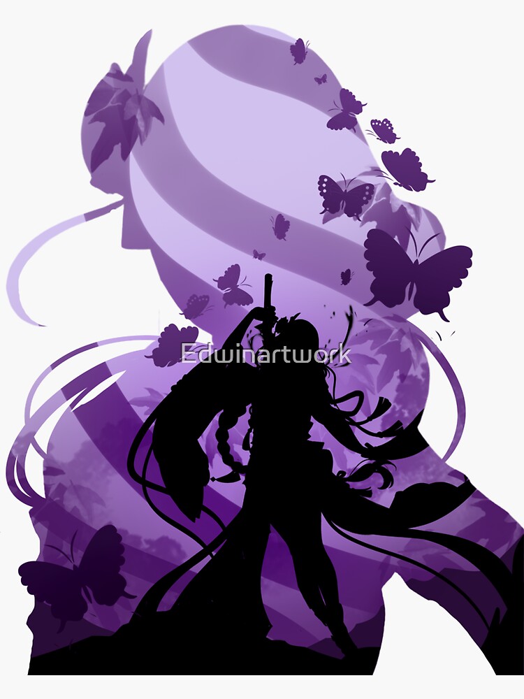 "Genshin Impact Raiden Shogun" Sticker for Sale by Edwinartwork | Redbubble