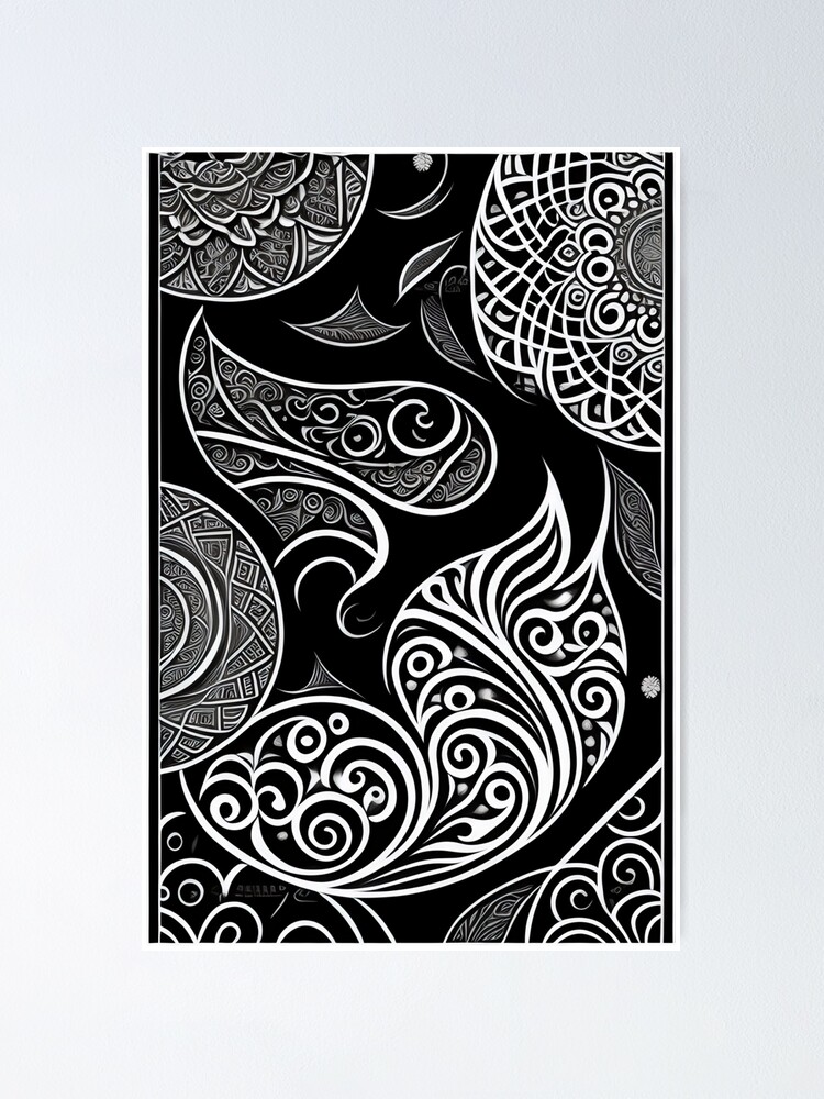 "Maori traditional art" Poster for Sale by CyberArtsy | Redbubble