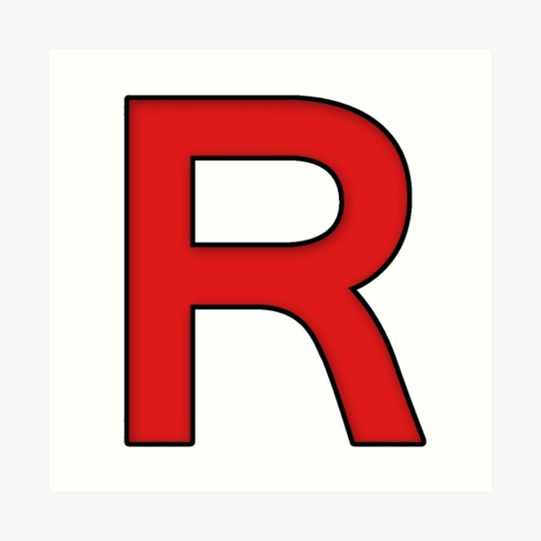"Pokemon - Team Rocket Logo" Art Print for Sale by APerspective | Redbubble