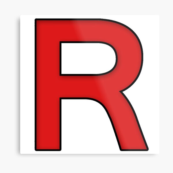 "Pokemon - Team Rocket Logo" Metal Print for Sale by Nyki Draw | Redbubble