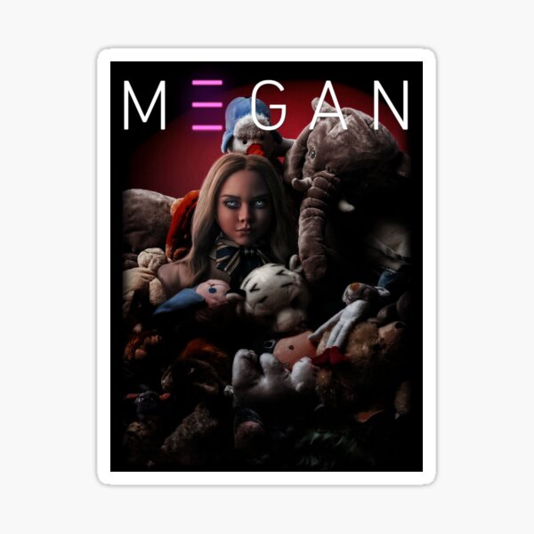 "M3GAN" Sticker for Sale by GLORYGORE | Redbubble