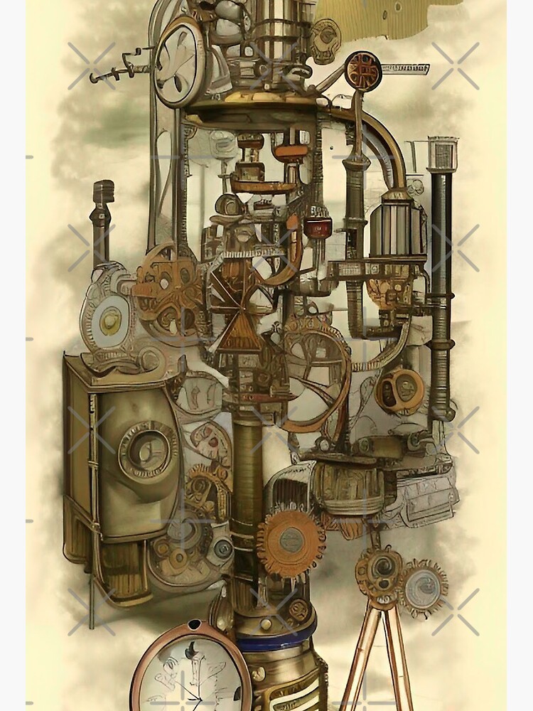 "Steampunk" Art Board Print for Sale by CattlettArt | Redbubble