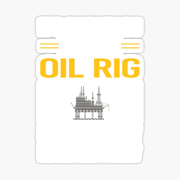 "Funny Smart People Oil Rig Roughneck Offshore" Sticker for Sale by ...