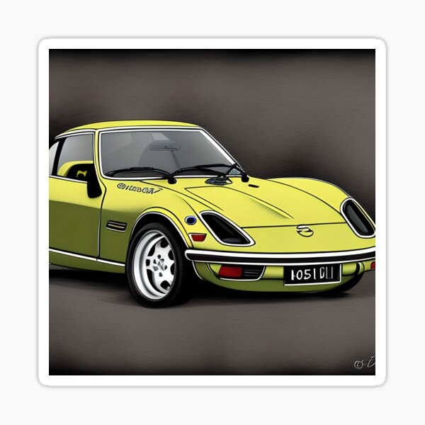 "GT cult car from the 1970s, pop-up headlights, two-seater, vintage car ...