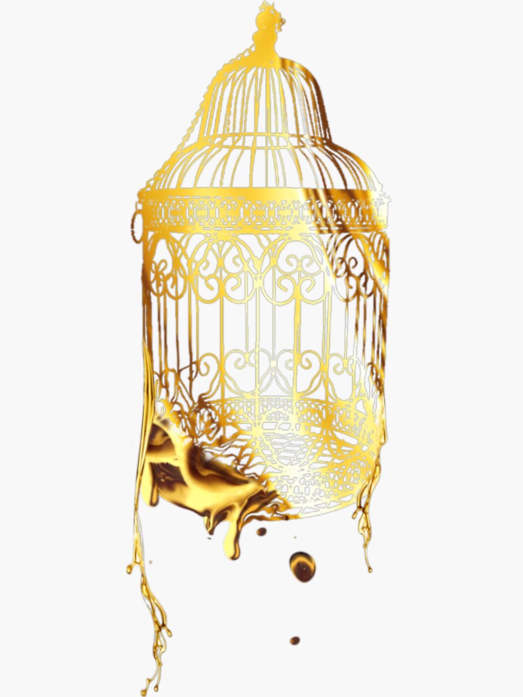 "Gilded Cage" Sticker for Sale by JTRP | Redbubble
