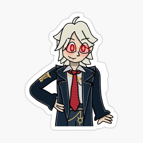 "Joni the Red" Sticker for Sale by MintyCrusader | Redbubble