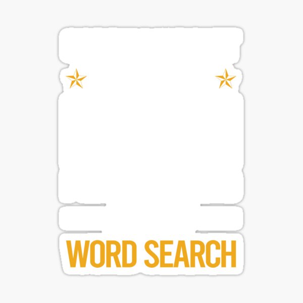 "Funny Listening Word Search" Sticker for Sale by RandalDavis | Redbubble
