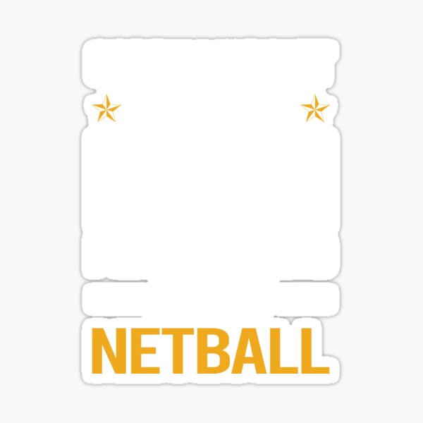 "Funny Listening Netball" Sticker for Sale by RandalDavis | Redbubble