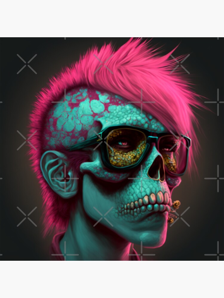 "punk ape" Sticker for Sale by Domi2410 | Redbubble