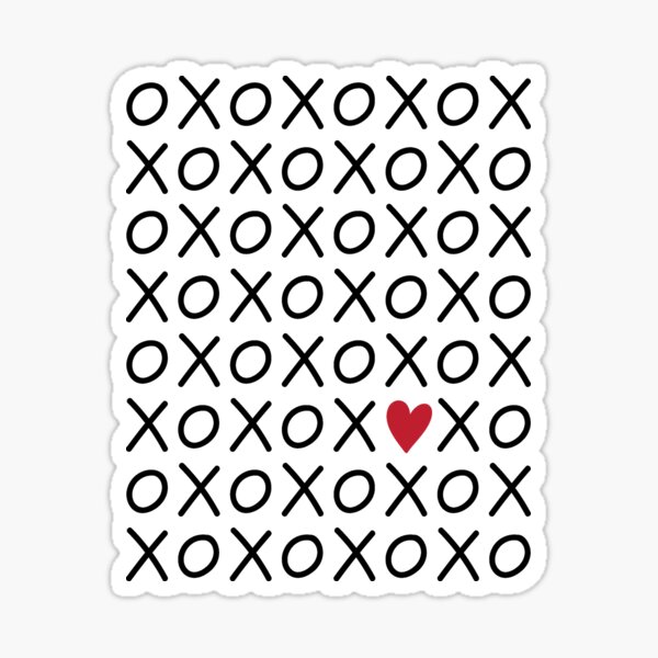 Xoxo Hugs And Kisses Valentines Day 2023 Sticker For Sale By Zaybouh