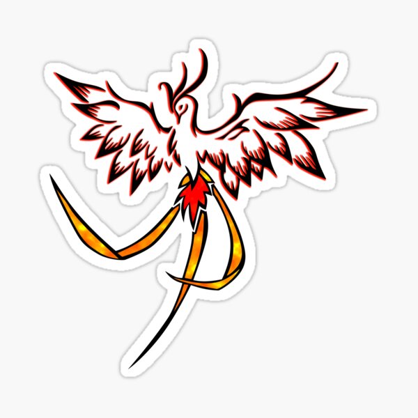 "Fire Phoenix" Sticker for Sale by AmonRa16 | Redbubble