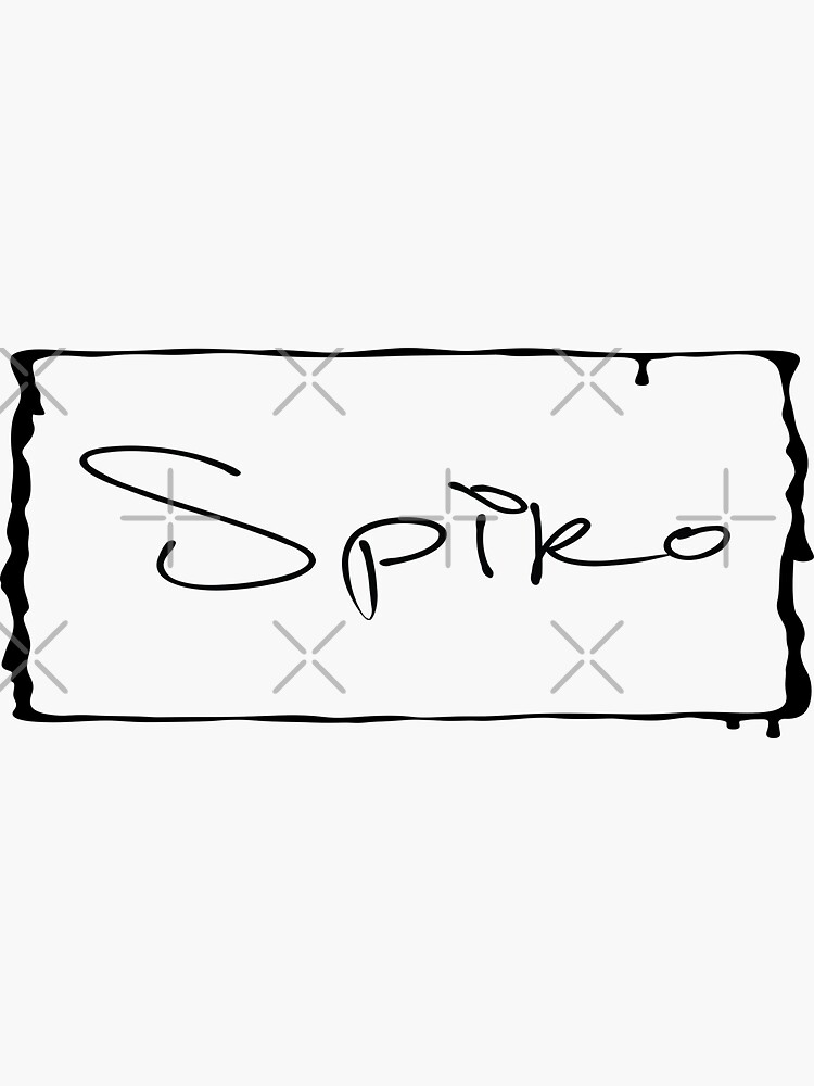 "Spiro My Name Is Spiro Spyros Spyro Spiros" Sticker for Sale by ...