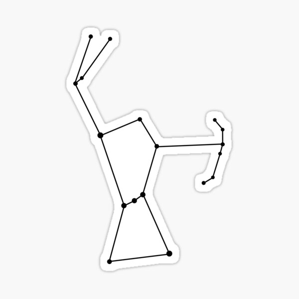"Orion Constellation" Sticker for Sale by Luna-Art12 | Redbubble