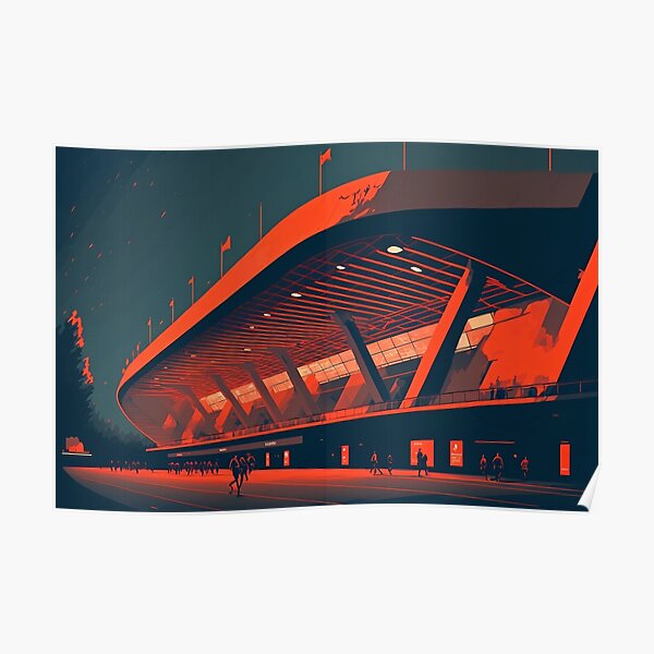 "Eindhoven - Philips Stadion (PSV) inspired" Poster for Sale by ...