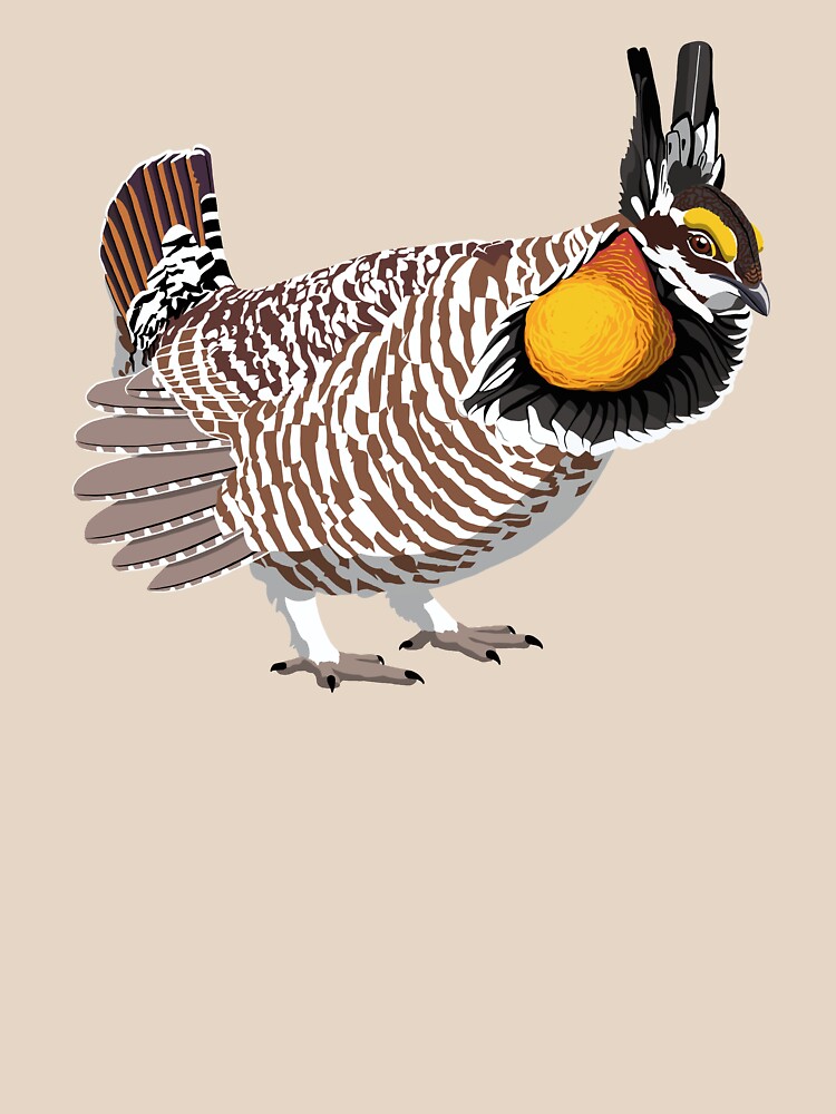 "Greater Prairie Chicken" T-shirt for Sale by BennuBirdy | Redbubble ...