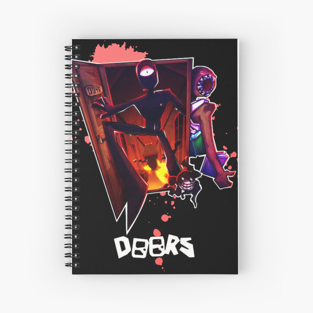 "Roblox door, team" Spiral Notebook for Sale by iamhakim | Redbubble