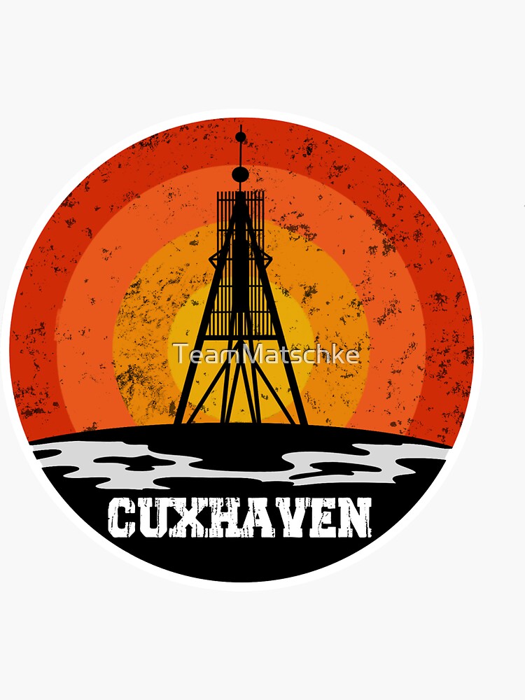 "Cuxhaven skyline" Sticker for Sale by TeamMatschke | Redbubble