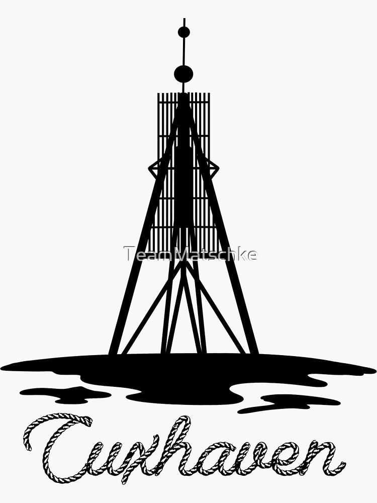 "Kugelbake Cuxhaven" Sticker for Sale by TeamMatschke | Redbubble