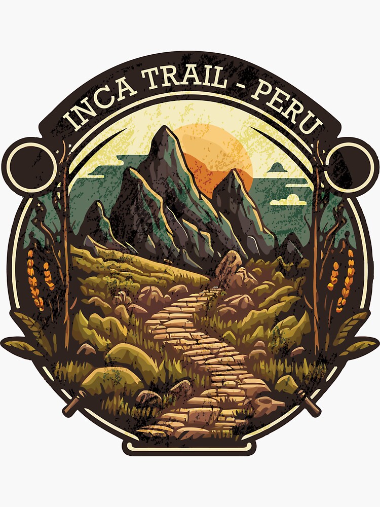 "Inca Trail in Peru" Sticker for Sale by Naturato | Redbubble