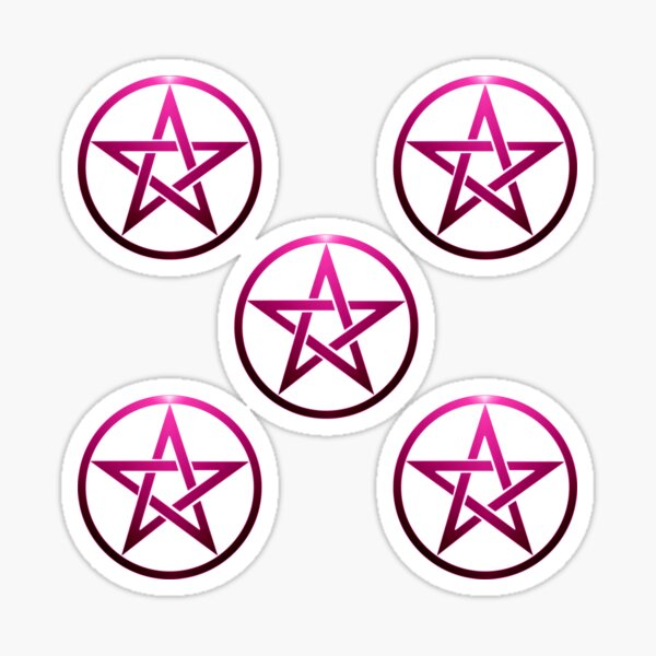 "Pentacle" Sticker for Sale by dlnendza | Redbubble