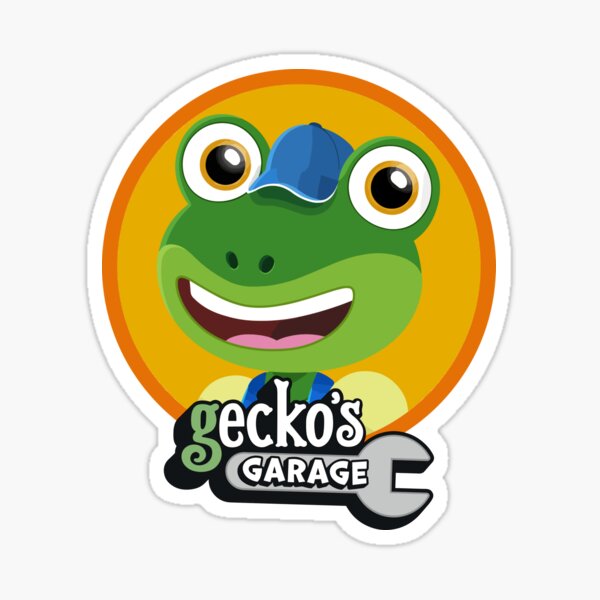 "Kids Garage Gecko's" Sticker for Sale by TrendsHunter08 | Redbubble