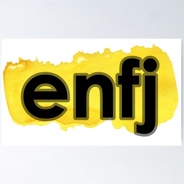 "ENFJ Myers Briggs Personality Type" Poster for Sale by valeng03 ...